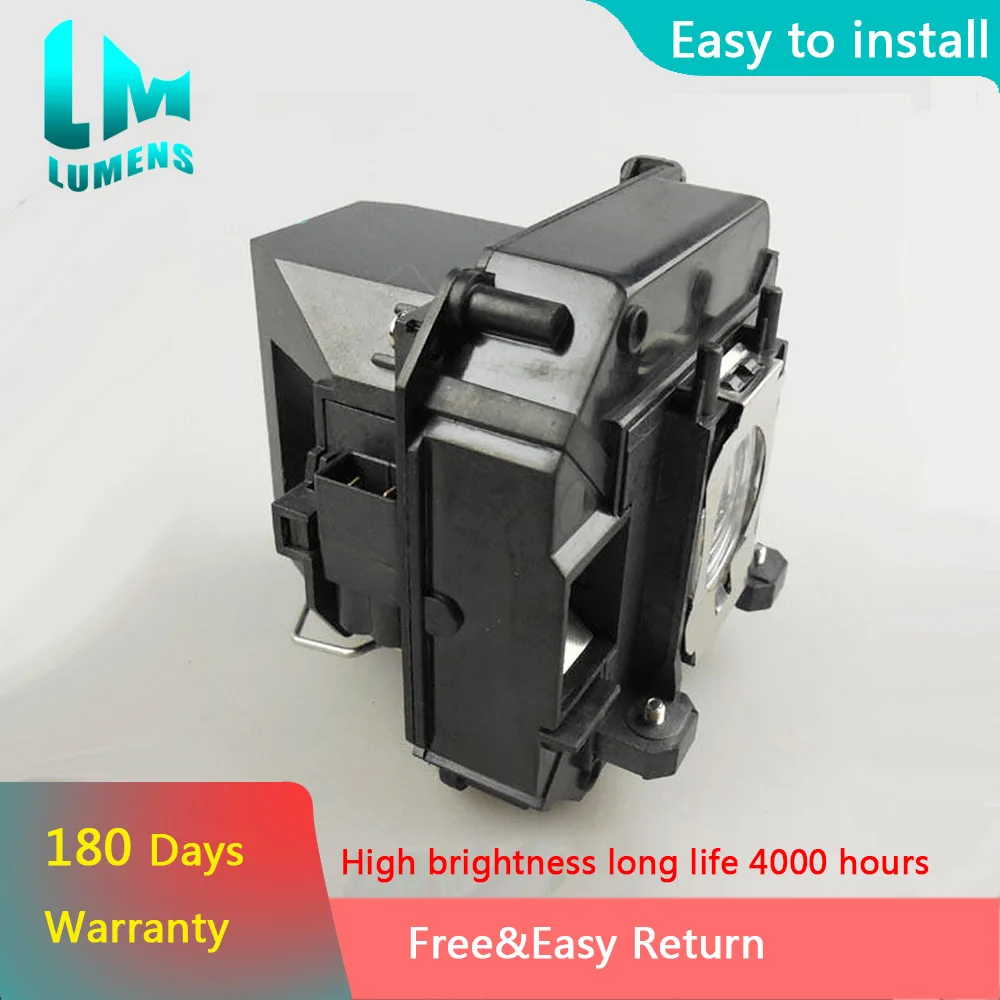 Replacement Projector Lamp Elplp60 With Housing Long Lasting For Epson ...