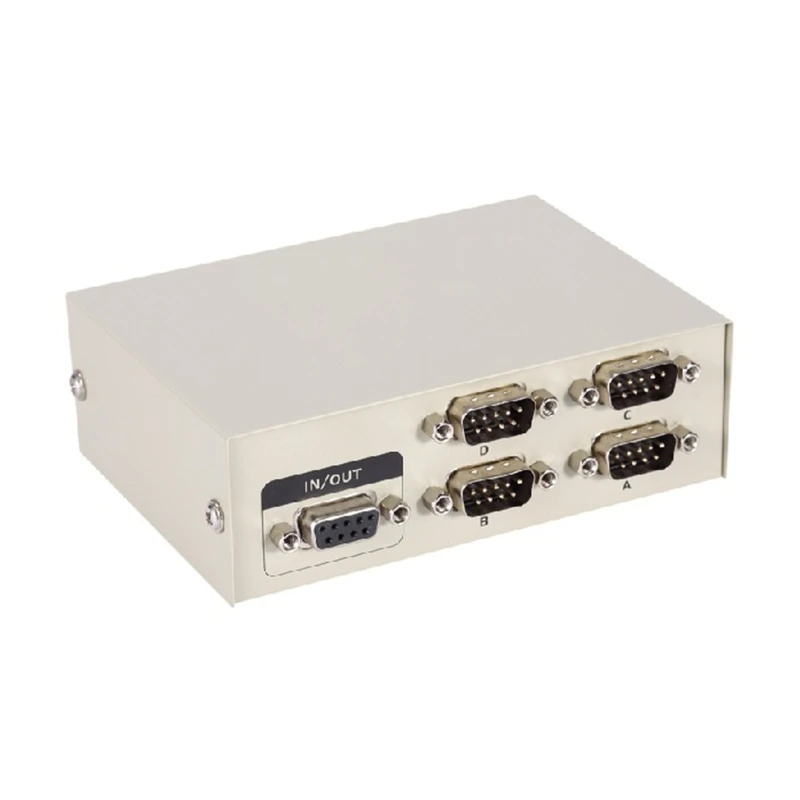 Mt viki 4 Port Db9 Rs232 Switch Serial Device Console Printer Sharing ...
