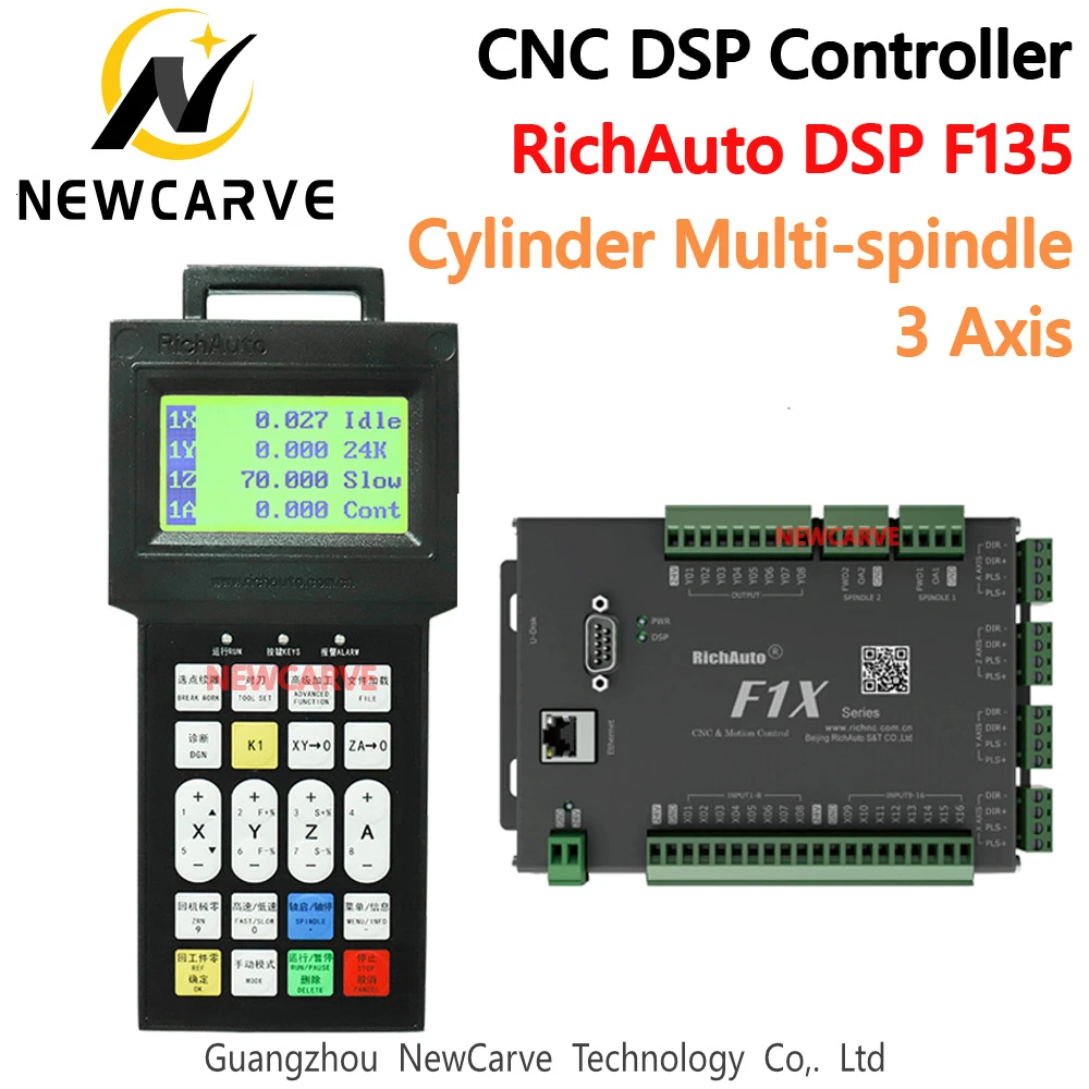 CNC-Cylinder-Multi-Spindle-DSP-Controller-3-Axis-Control-System-RichAuto-DSP-F135-Replace-DSP ...