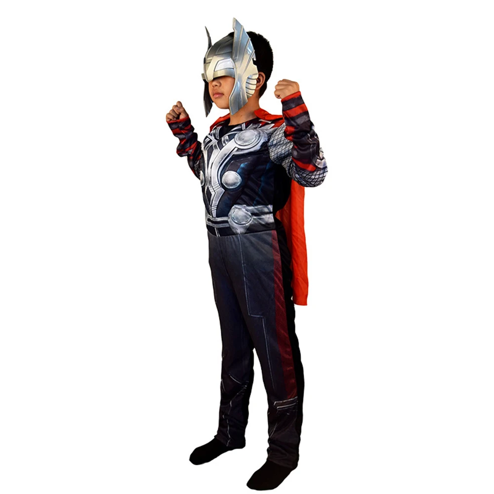 Halloween Super Hero Thor Thanos Cosplay Costume For Kids - AllCosplay.com