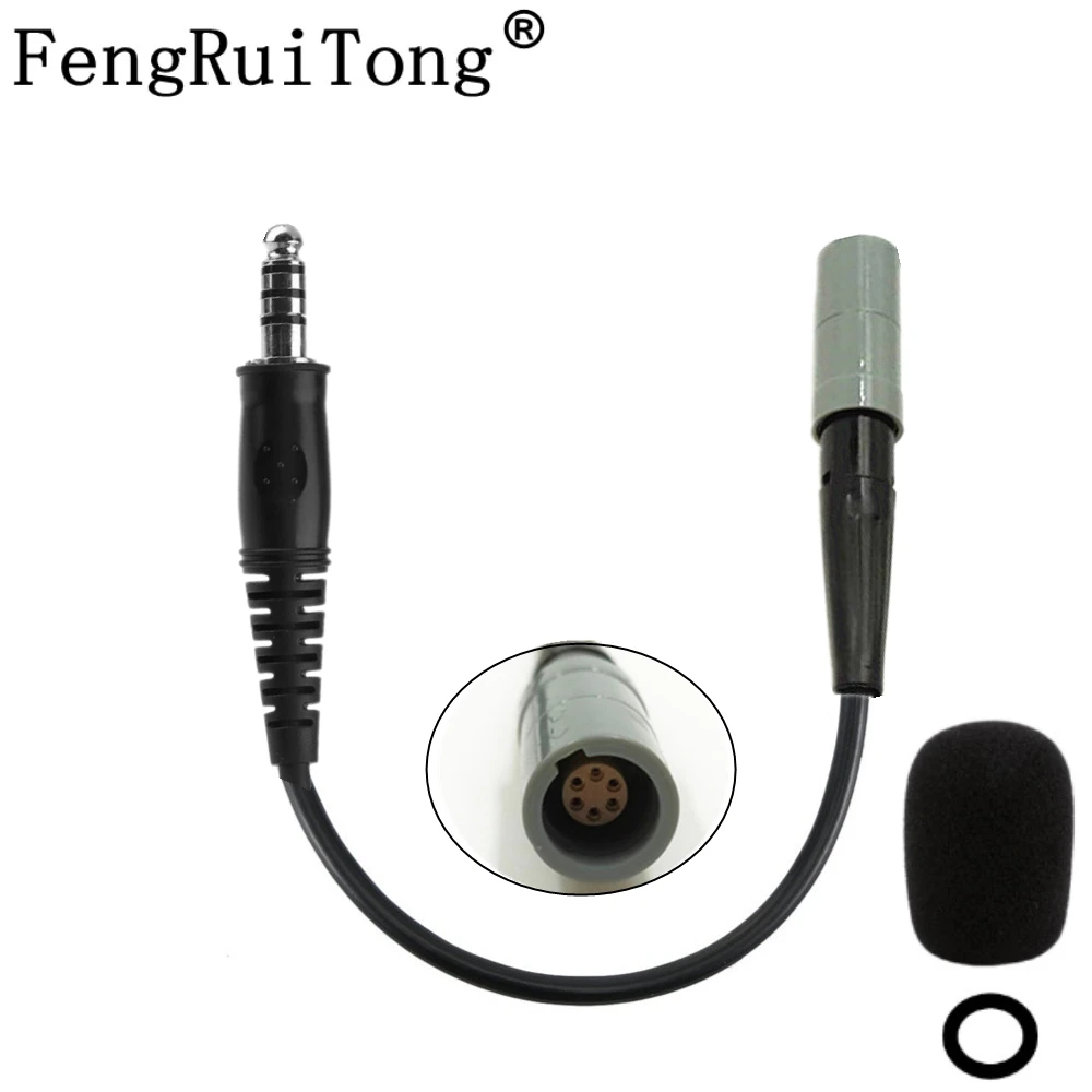 For Bose A20 Aviation Headset 6-pin (lemo) To U174 Helicopter Adapter U ...