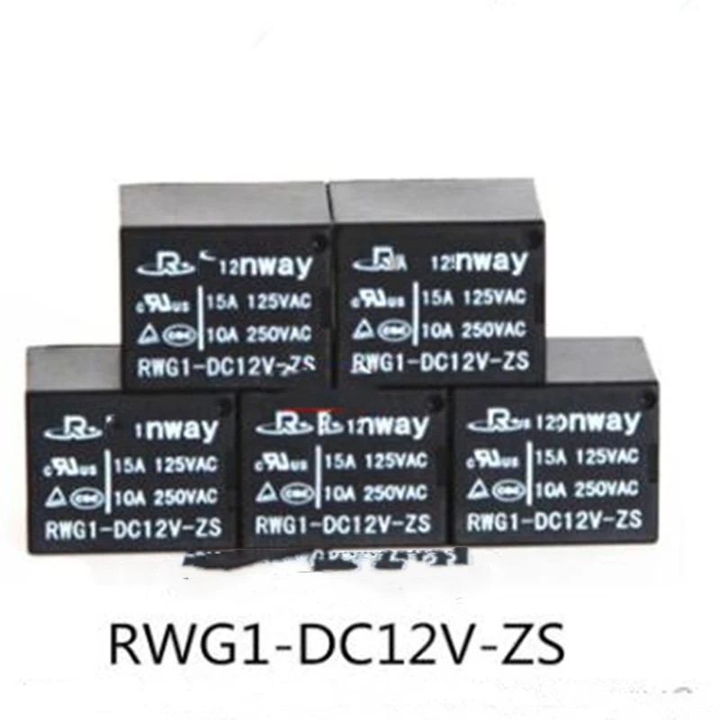 10pcs RWG1-DC12V-ZS 5-pin conversion type C T73JQC-3F silver alloy ...