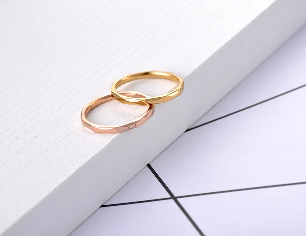 Rose Gold Simple Cute Cocktail Ring | Muduh Collection