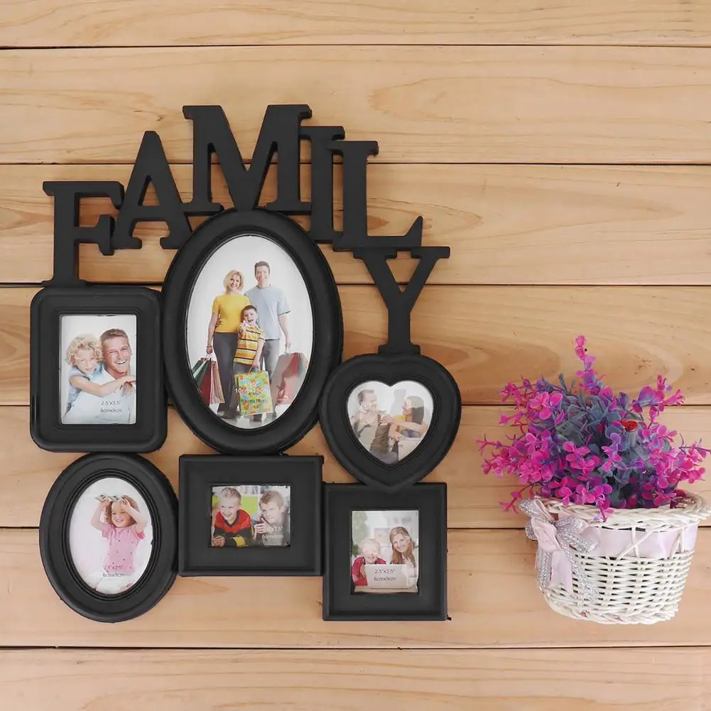Family-Picture-Holder-Multi-slots-Rustic-Family-Photo-Frame-Elegant ...