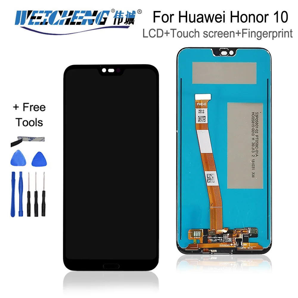 Pantalla LCD de 5,8 pulgadas para Huawei Honor 10, montaje de ...