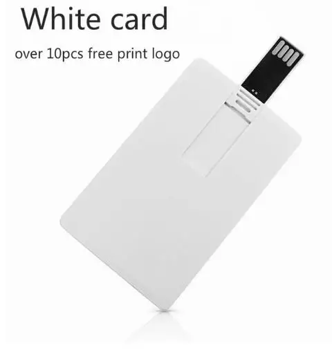 100pcs/lot Free Logo Card USB 2.0 4GB DHL Shipping