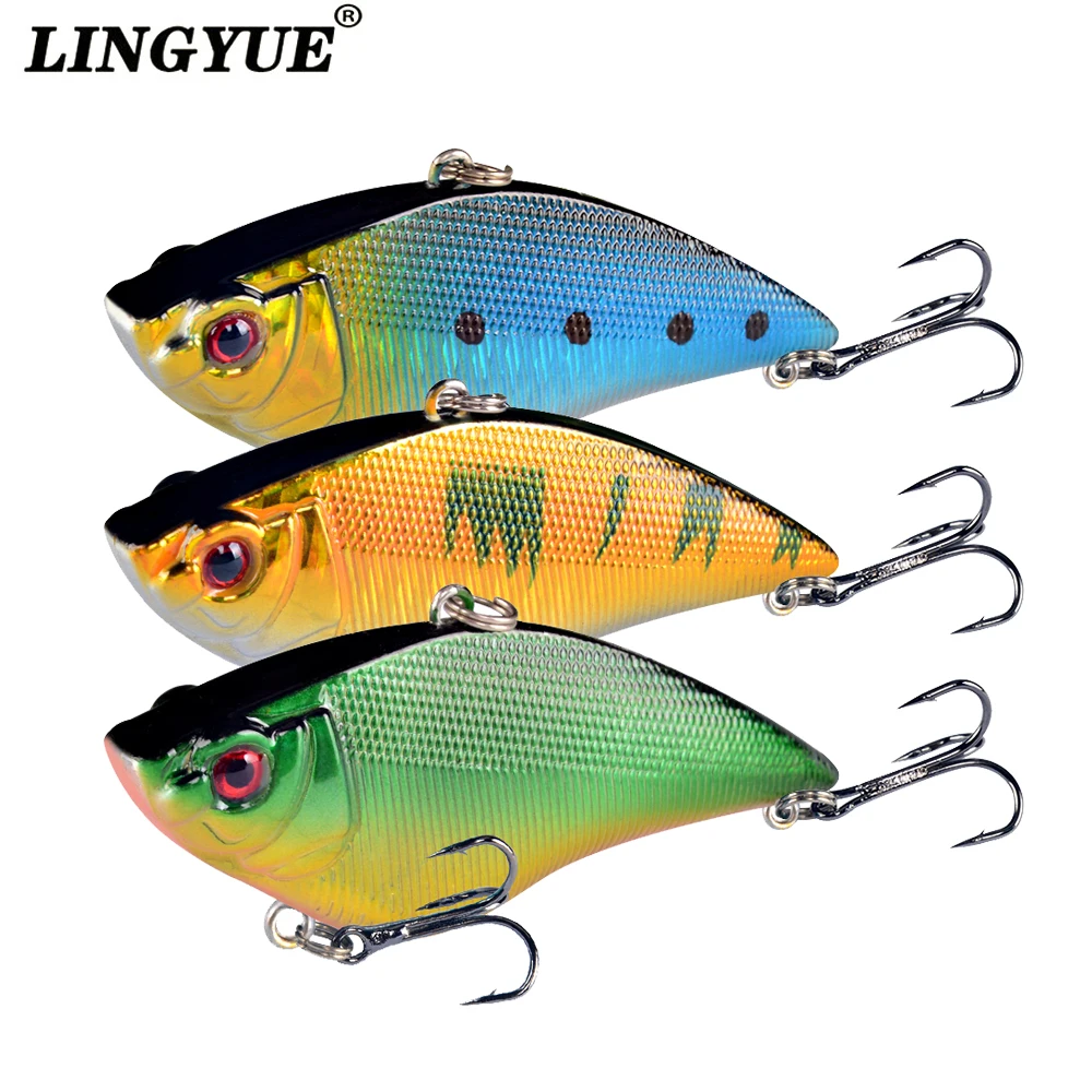 LINGYUE 1PCS VIB Hard Bait Fishing Lure 7cm 16g Sinking Long Shot ...