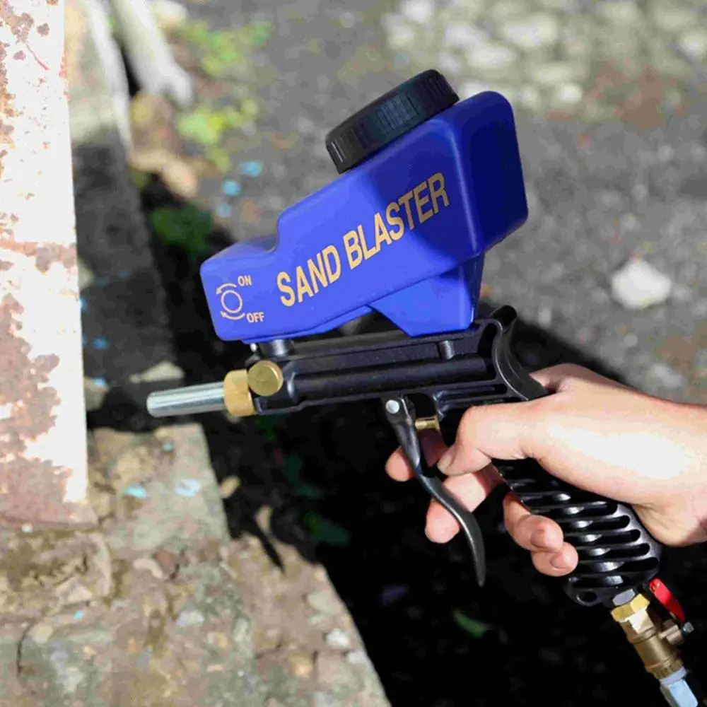 Anti Rust Protection Sand Blaster Machine Air Spot Sand Blaster Gravity ...