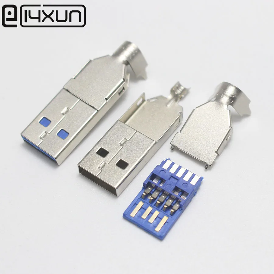 2-5-10pcs-lot-DIY-USB-3-0-male-connector-jack-soldering-type-socket-3 ...