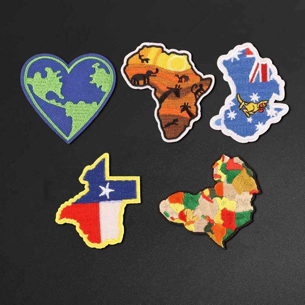 Military Patches World | Embroidered Map Patch | Clothing Accessories ...