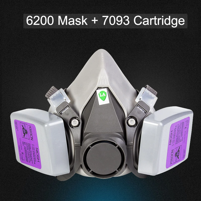 Mask P100 Filter Respirator | Chemical Gas Respirator | P100 Half Face ...