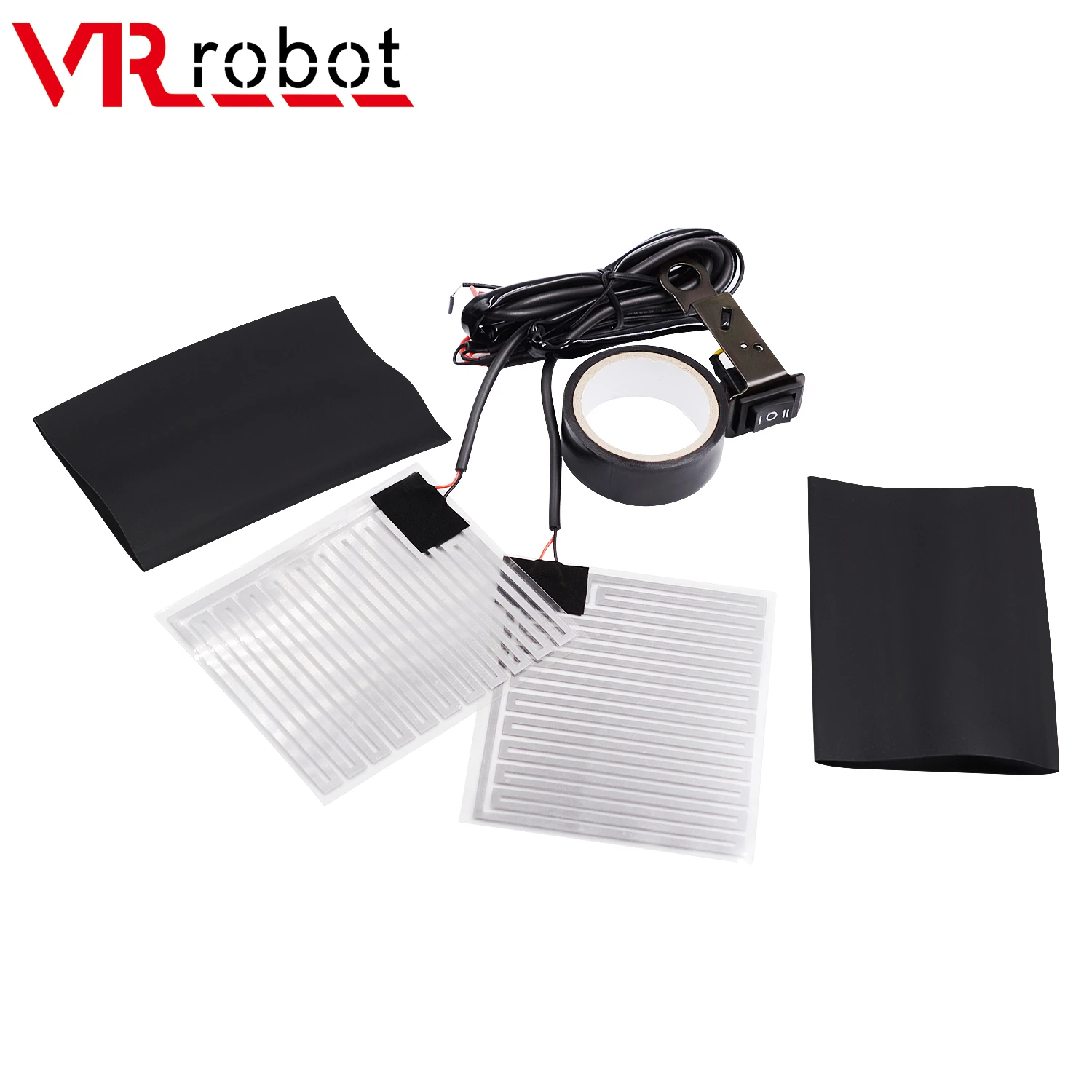 Vr Robot Universal 12v Motrcycle Heated Handlebar Adjustable Atv Heated ...