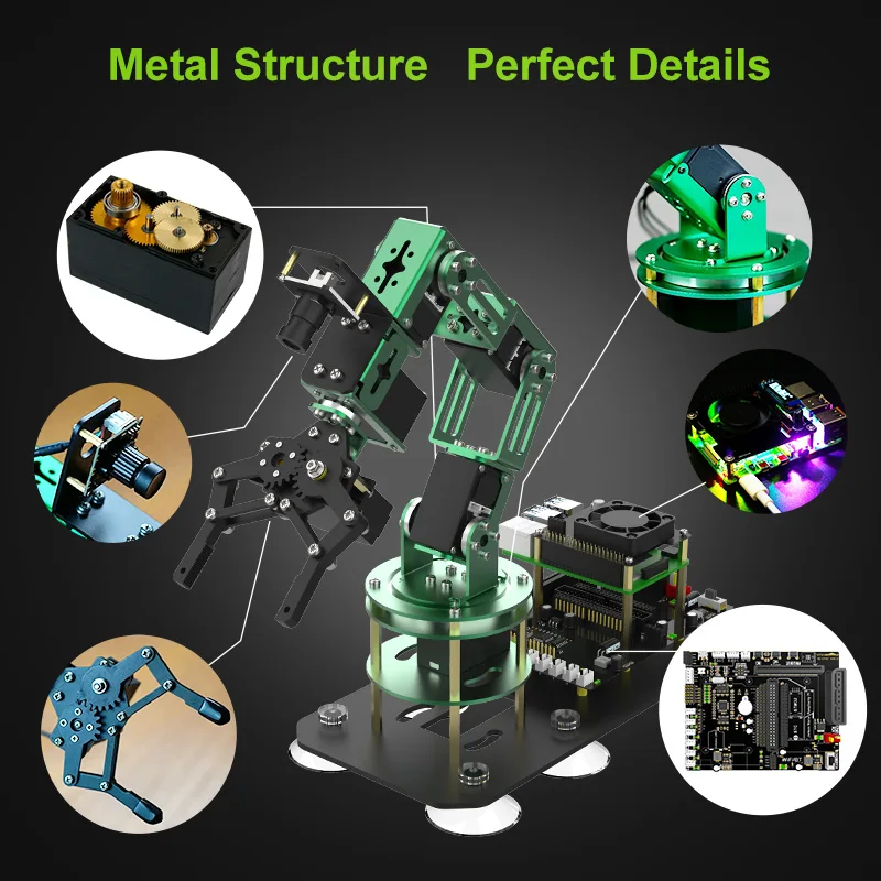 Yahboom DOFBOT AI Vision Robotic Arm With ROS Python, 60% OFF