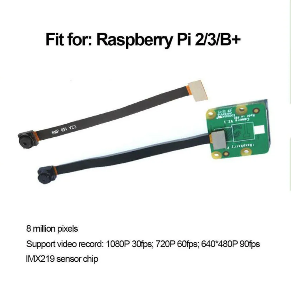 IMX219 1080P 720P HD Camera Module Board 8 MP 77.6° FoV for Raspberry ...
