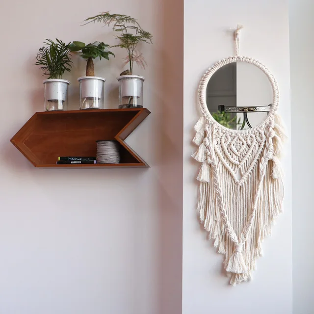Macrame Mirror Frame | Macrame-design.com