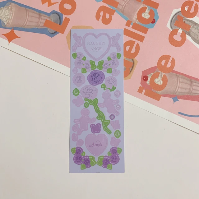 INS Hot Art Love Moon Flower Ribbon Sticker Ins Hand Account Diary Star ...