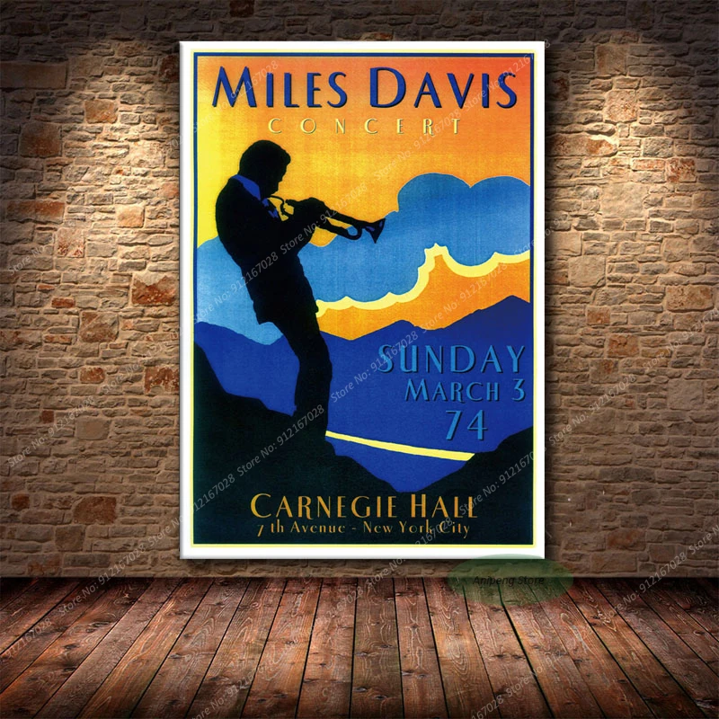 Miles Davis Concert Poster