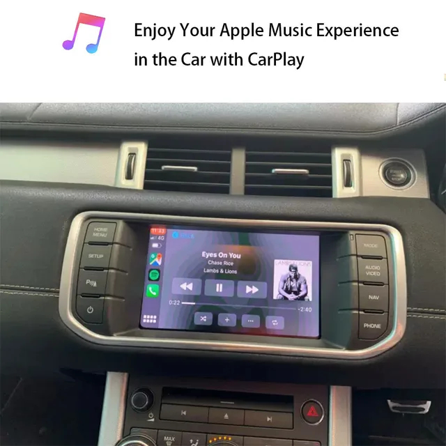 Wireless Apple CarPlay Android Auto Solution Interface For Land Rover Discovery 4 / Sport ...