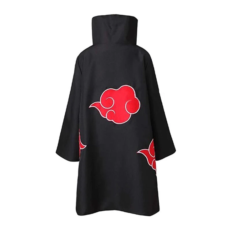 Naruto Akatsuki Cloak Sasuke Uchiha Cape Costume - KawaiiMerch.com