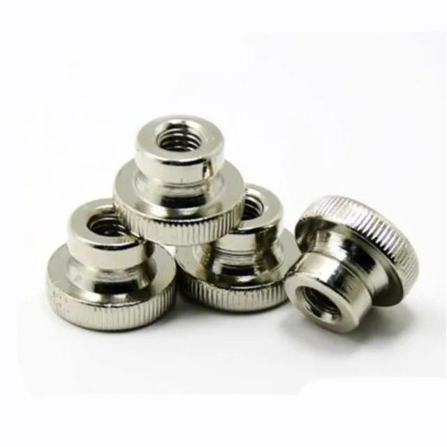 2-10Pcs M2 M2.5 M3 M4 M5 M6 M8 M10 STEP Galvanized Knurled Thumb Nut ...