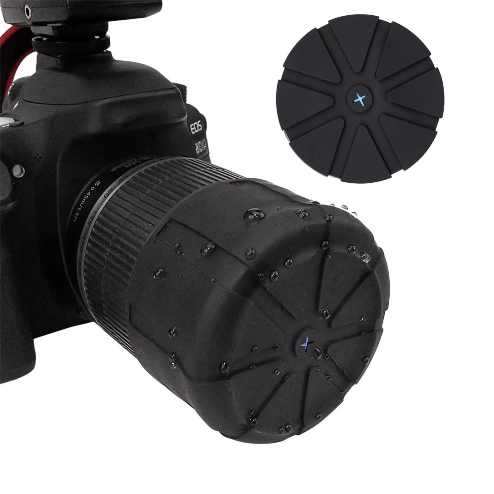 Silicone-Universal-Lens-Cap-DSLR-Lenses-Scratch-Proof-Waterproof-Lens ...