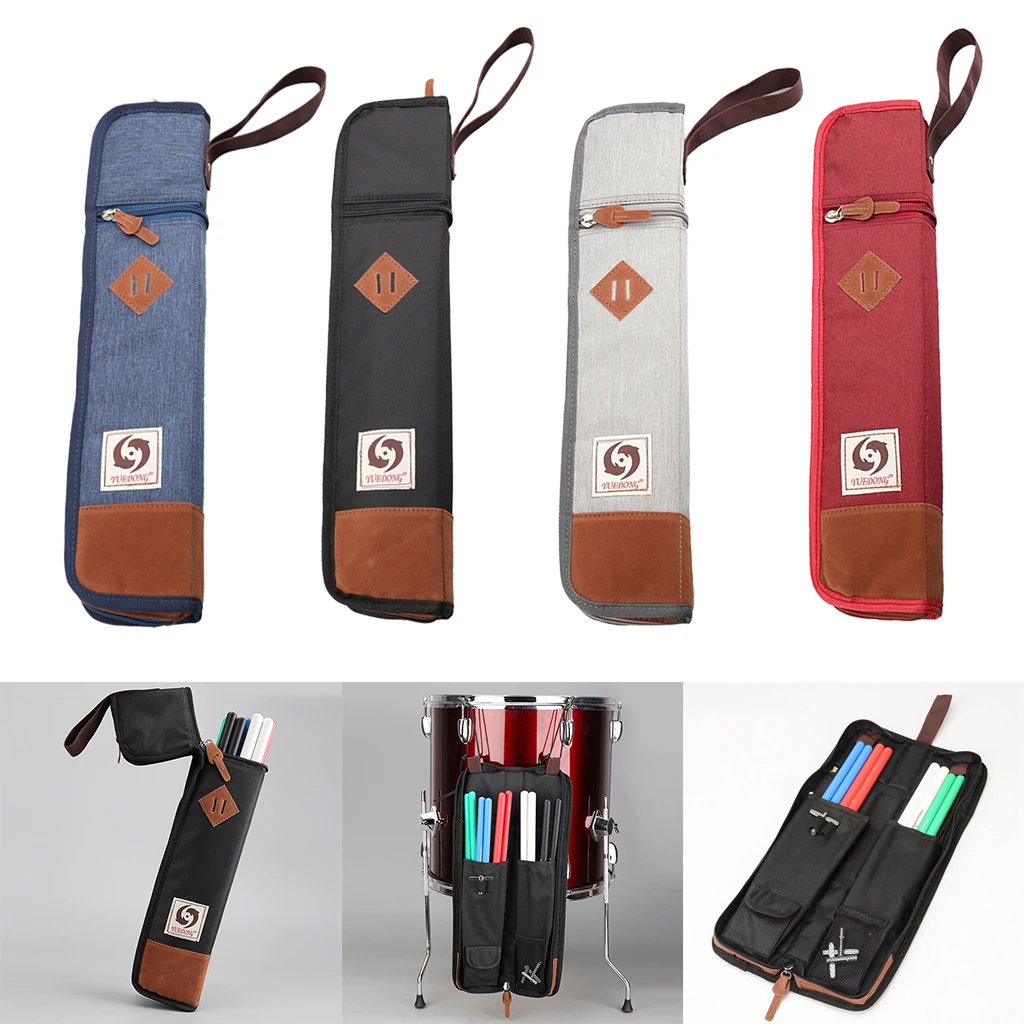Durable-Cotton-Padded-Drumstick-Bag-Drum-Stick-Holder-Soft-Carrying ...