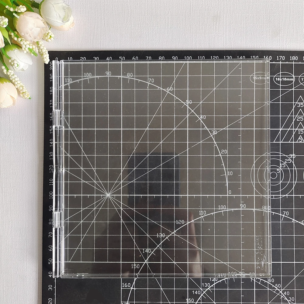 AZSG-DIY-Clear-Handle-Stamp-Block-for-Scrapbooking-Photo-Album-Acrylic ...