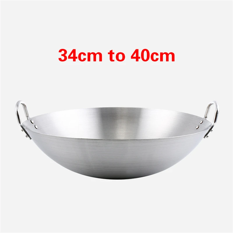 Chinese-Traditional-Iron-double-ear-chef-fry-wok-stainless-steel-Wok ...