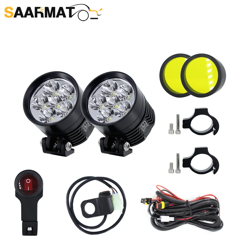 2Pcs-Universal-L6X-LED-DIY-Motorcycle-headlight-Bulb-Motorbike ...