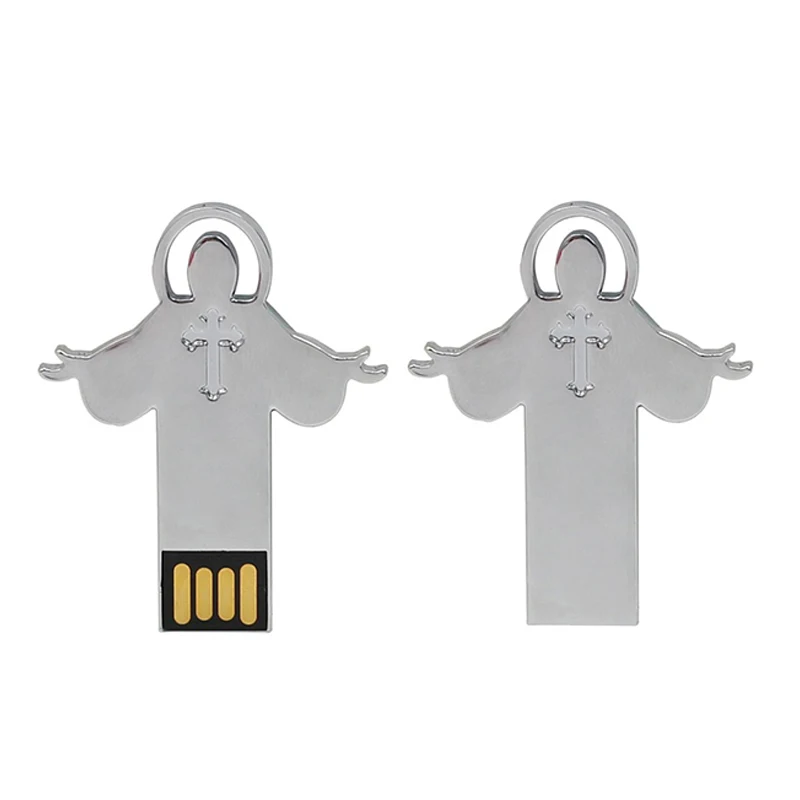 Unidad flash usb de metal Jesús, resistente al agua, collar de memoria ...