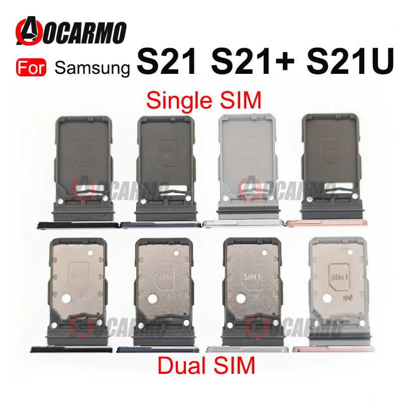 F-r-Samsung-Galaxy-S21-Plus-S21-S21U-S21-Ultra-Einzigen-Dual-Sim-karte ...