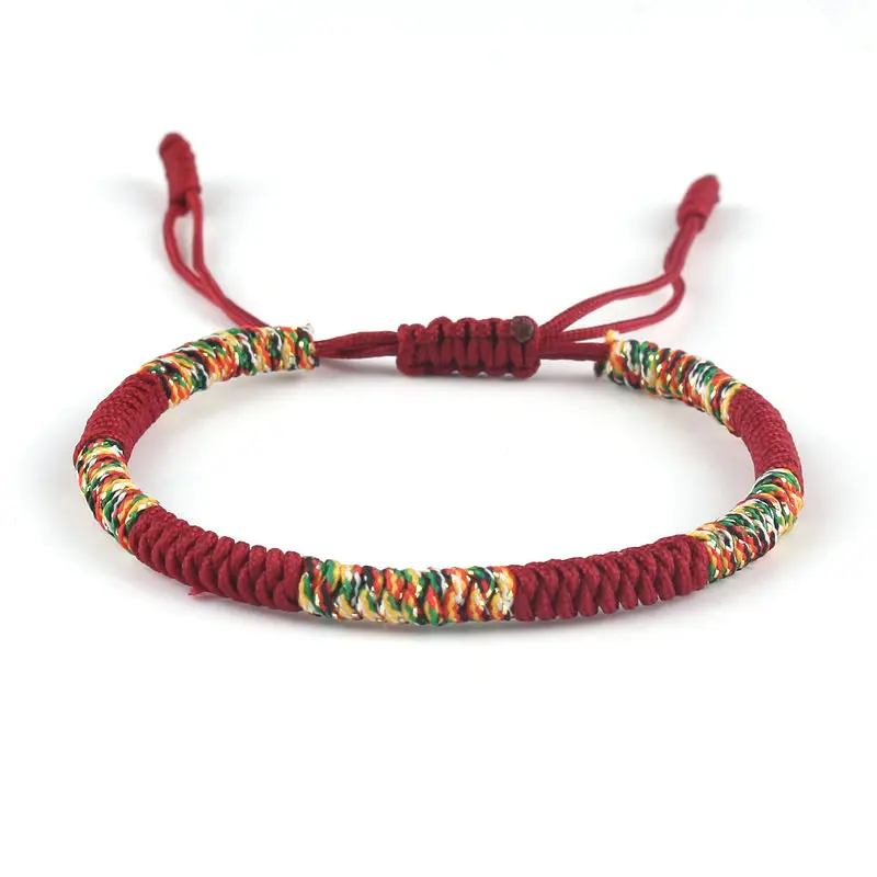 Tibetan Buddhism Lucky Bracelet Unisex Braided Adjustable King Kong ...