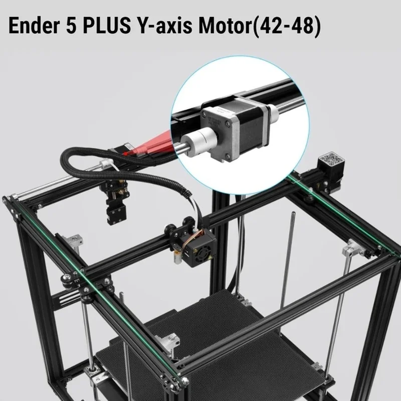 Ender-5-PLUS-Double-shaft-48MM-Y-axis-Motors-extruders-42-48-stepper ...