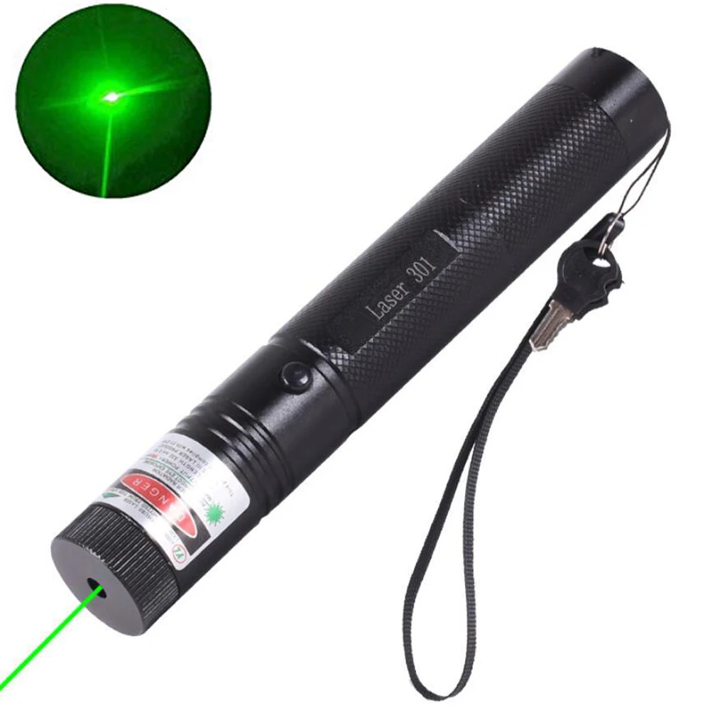 Hight lasers poderosos 301 caça ponteiro laser verde 10000 m 5mw lasers ...