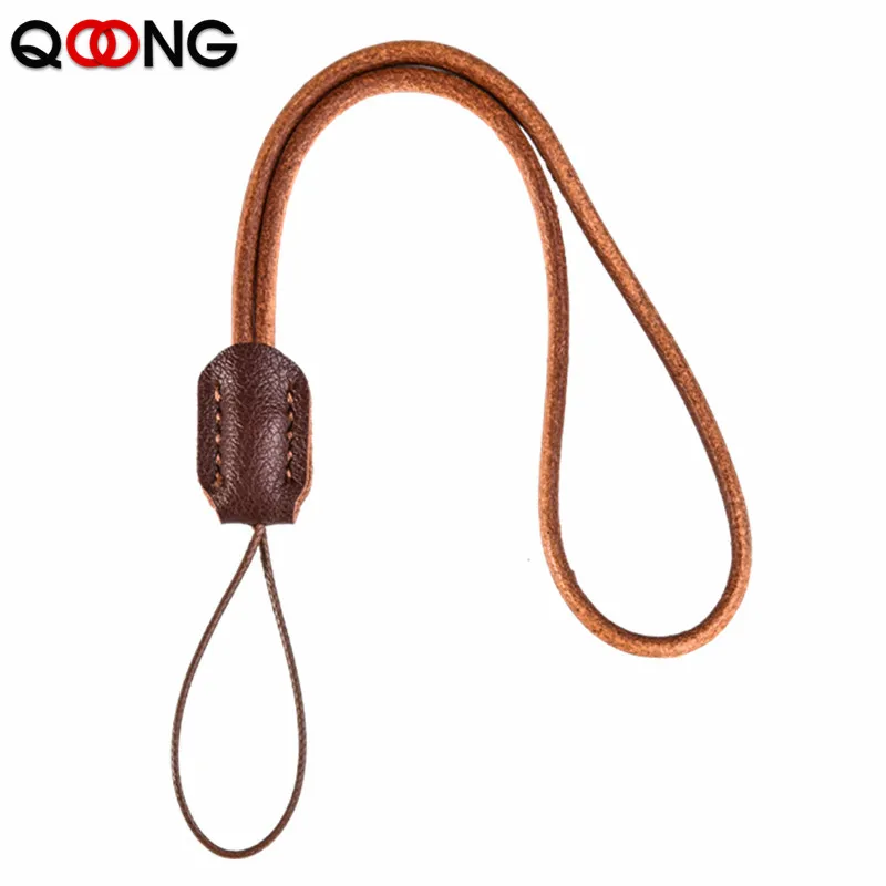 Manual Weaving Retro Rope Key Chain Holder Calfskin Rope Phone Lanyard ...