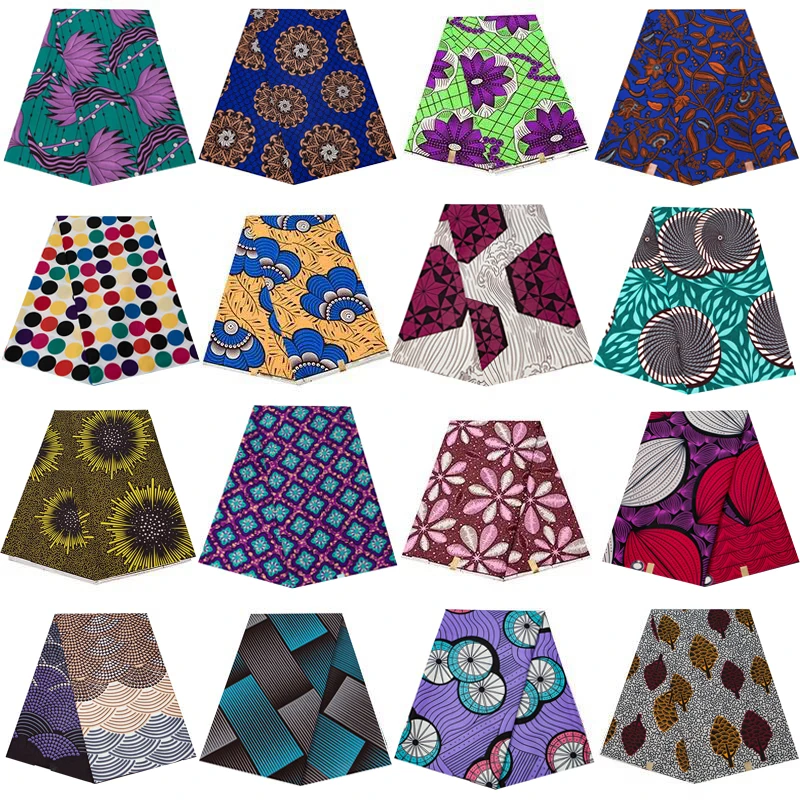 2023 Ankara African Prints Batik Pagne Real Wax Fabric Sewing Materia ...