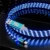 KEYSION Magnetic Cable Flowing Light LED Micro USB Cable for Samsung ...