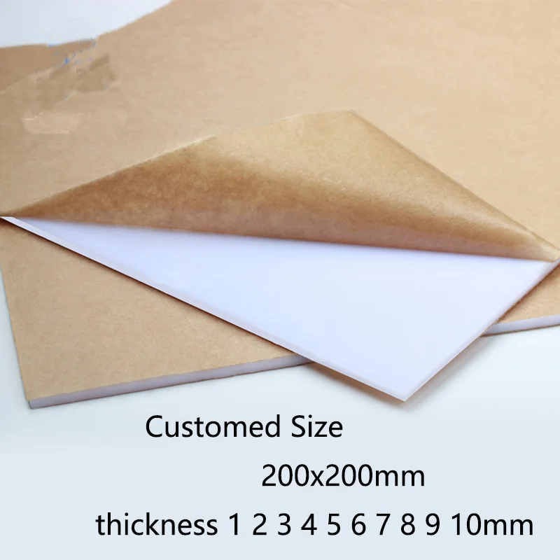 Pure-White-light-Ivory-plastic-Sheet-photopermeability-acrylic-board ...