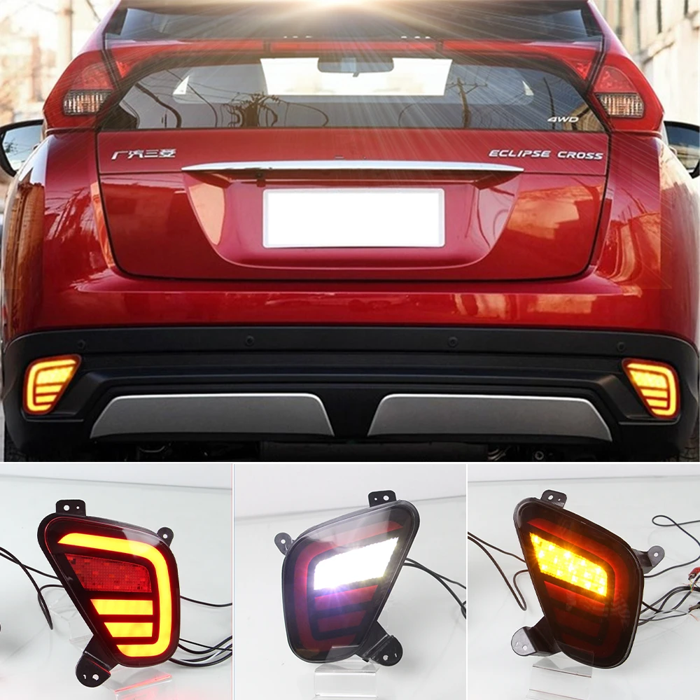 2PCS-Reflector-For-Mitsubishi-Eclipse-Cross-2017-2018-2019-2020-LED ...