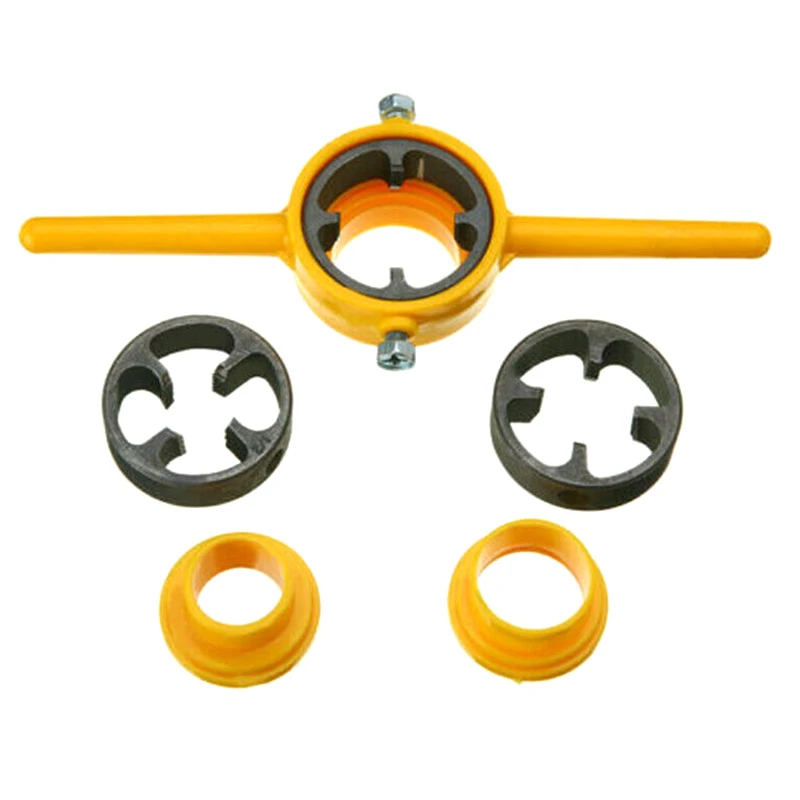 6Pcs-Easy-Apply-Screw-Die-Set-Manual-Professional-Pipe-Threader-PVC ...