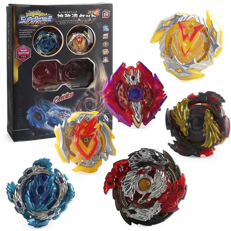 Beyblades Burst Turbo Spinning Top Plastic Bey Blade 4D Set Battle ...