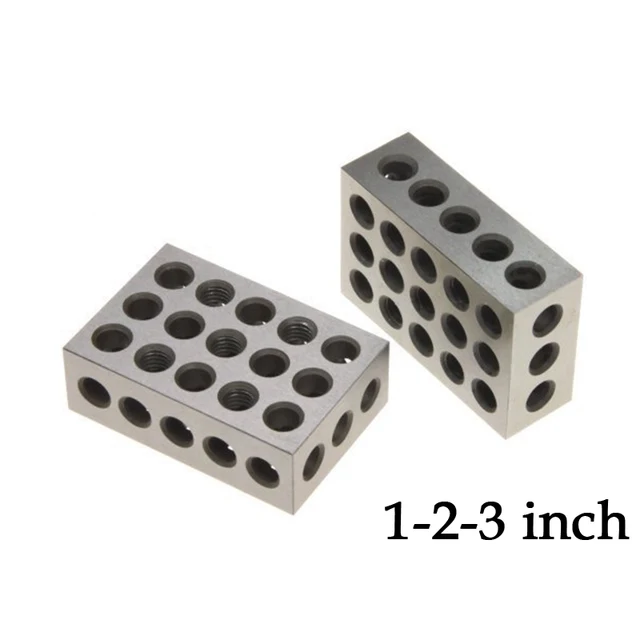 2pcs/set Hardened Steel Parallel Blocks 0.005" Precision Matched ...