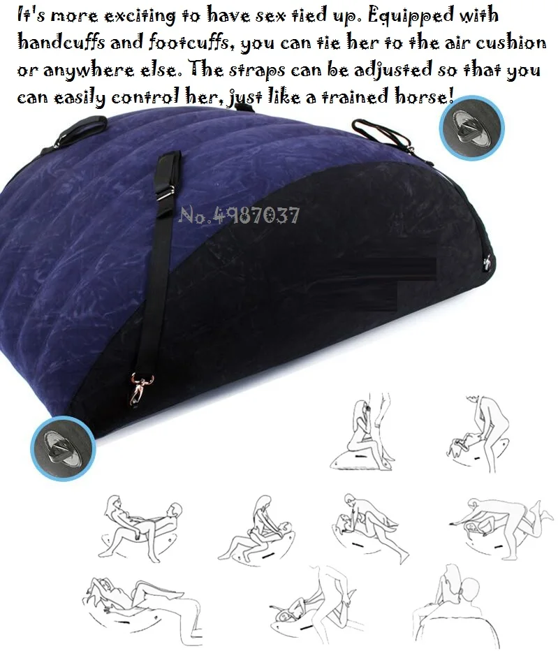 Asiento de producto sexual Silla de amor postura sexual cojín de aire ...