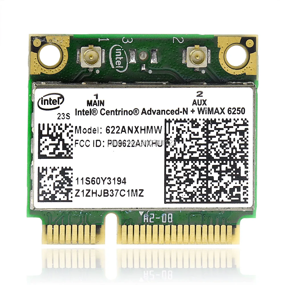 Placa wi fi 300m 802.11a /b/g/n mini pci e para intel 6250 6250anx ...