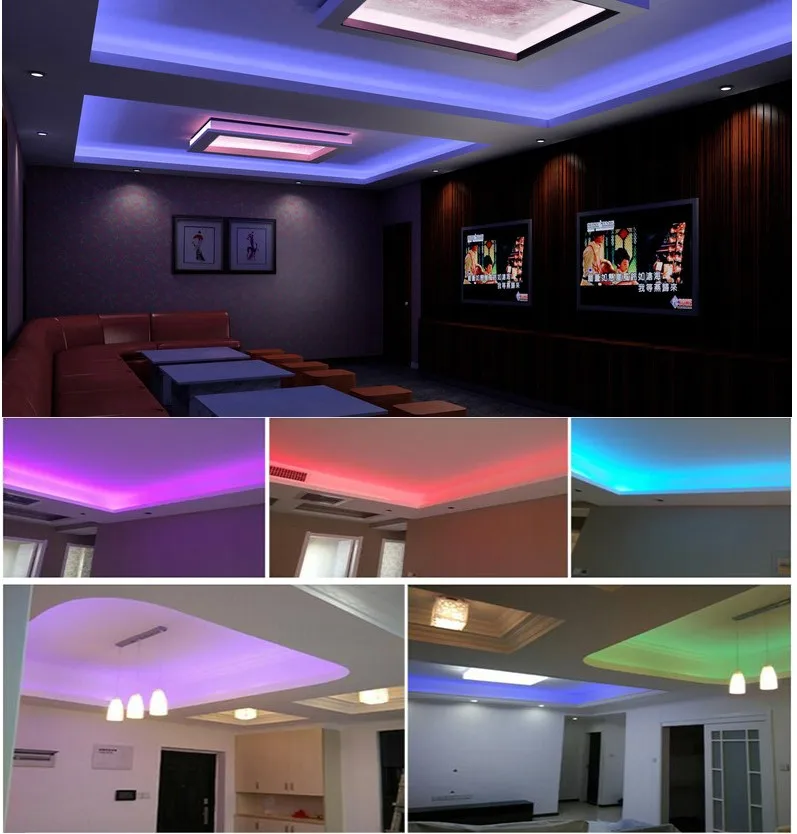 Светодиодная лента 220 В с Wi-Fi 1-15 м RGB/CCT, двойная белая ...