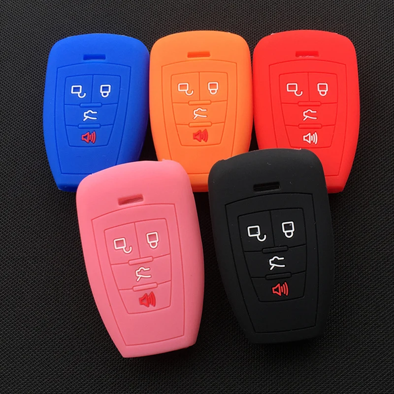 Silicone car key cover case shell for Baic BJ40 PLUS EX5 EU5 EC5 bj80 ...
