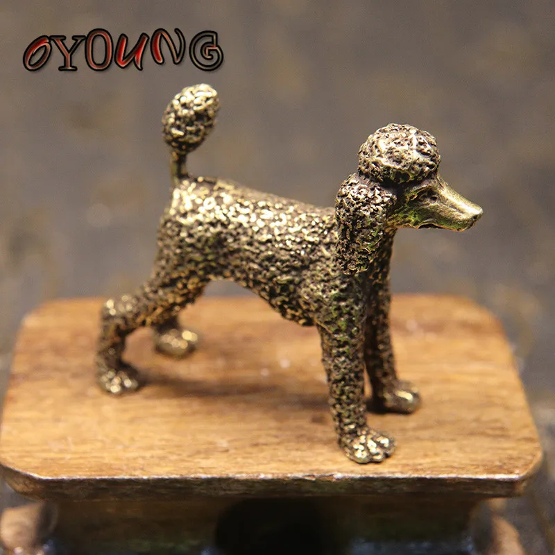 Standing Ceramic Poodles With Rhinestones