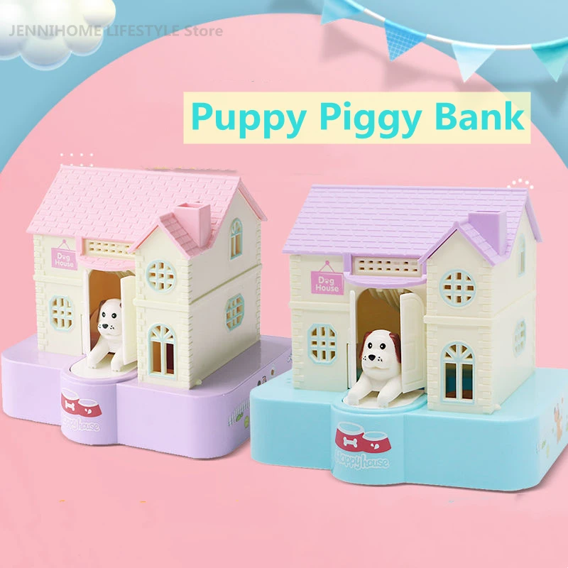 Funny-House-Piggy-Banks-Coins-Storage-Cartoon-Money-Boxes-Steal-Dog ...