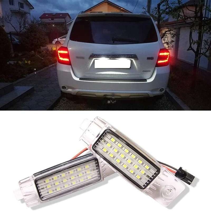 2Pcs LED Number License Plate Light Lamp for TOYOTA Hiace S.B.V ...