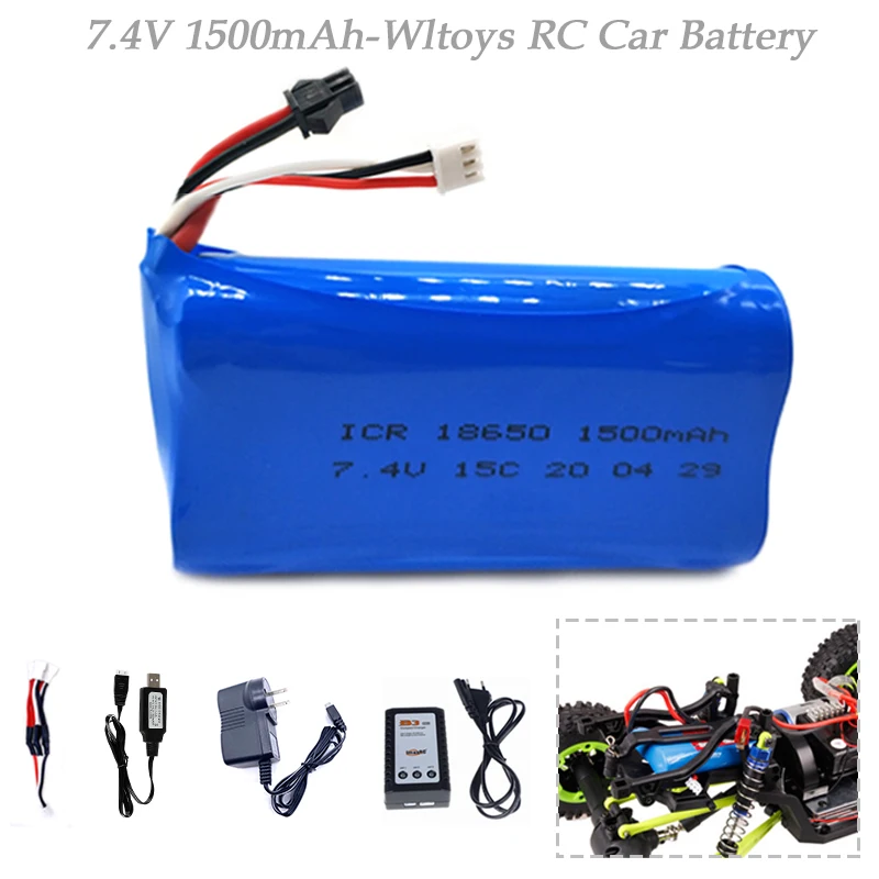 Rc Lipo Battery 7.4v 1500mah | Rc Battery 7 4v 1500mah | Rc 7 4v Lipo ...